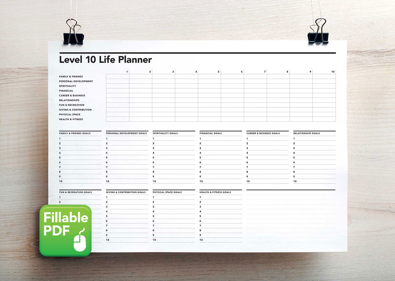 Level 10 Life Planner | Rumble Design Store